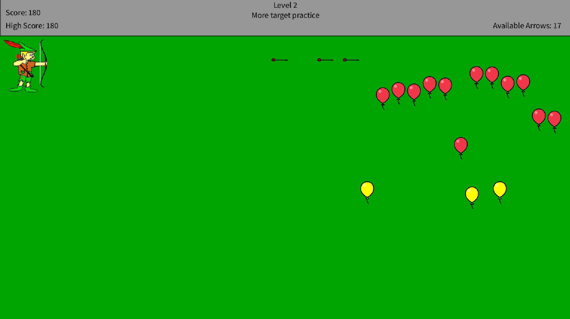 Bow and Arrow Game using Java and Processing | Mohamed Gad